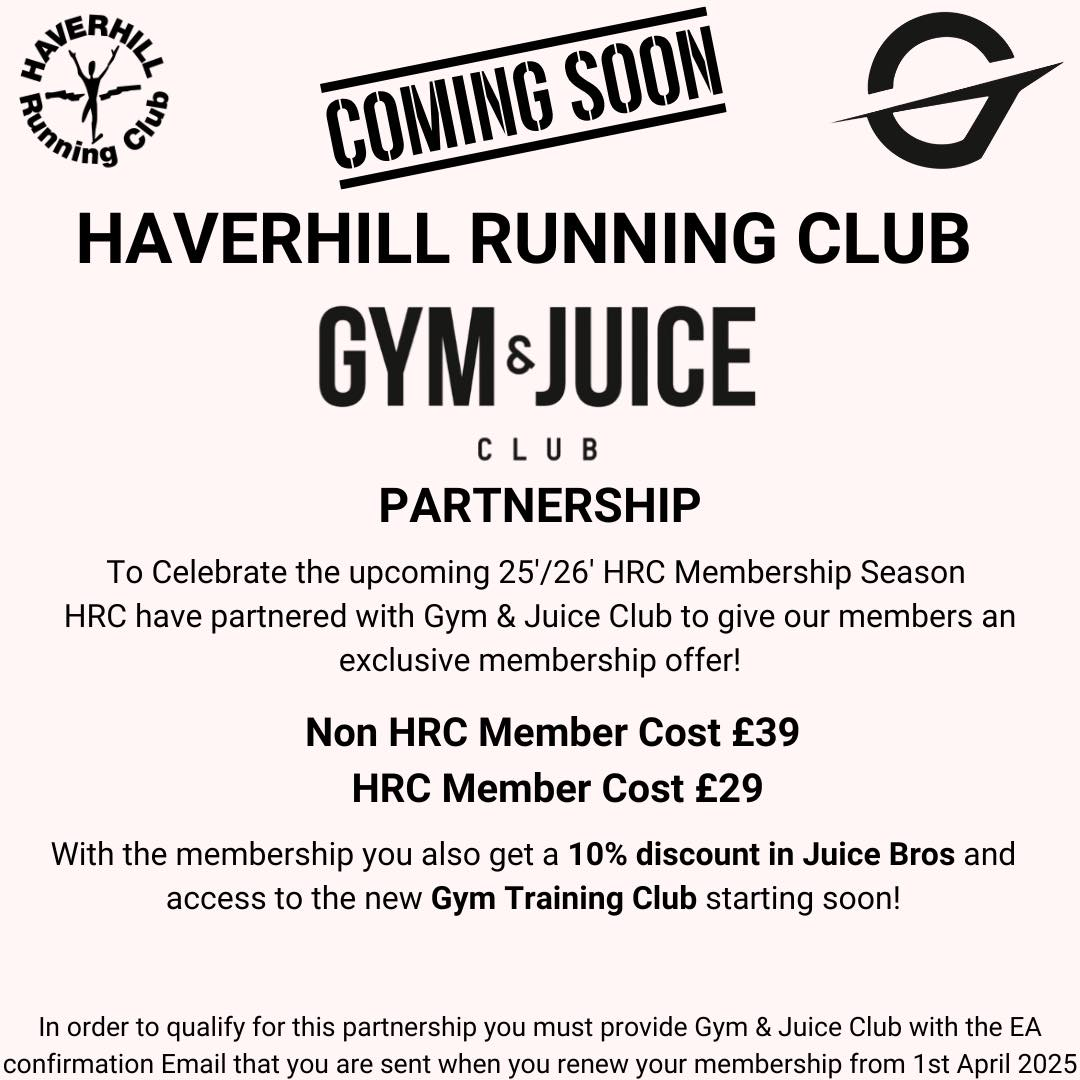 New Benefit for HRC Members! – Haverhill Running Club
