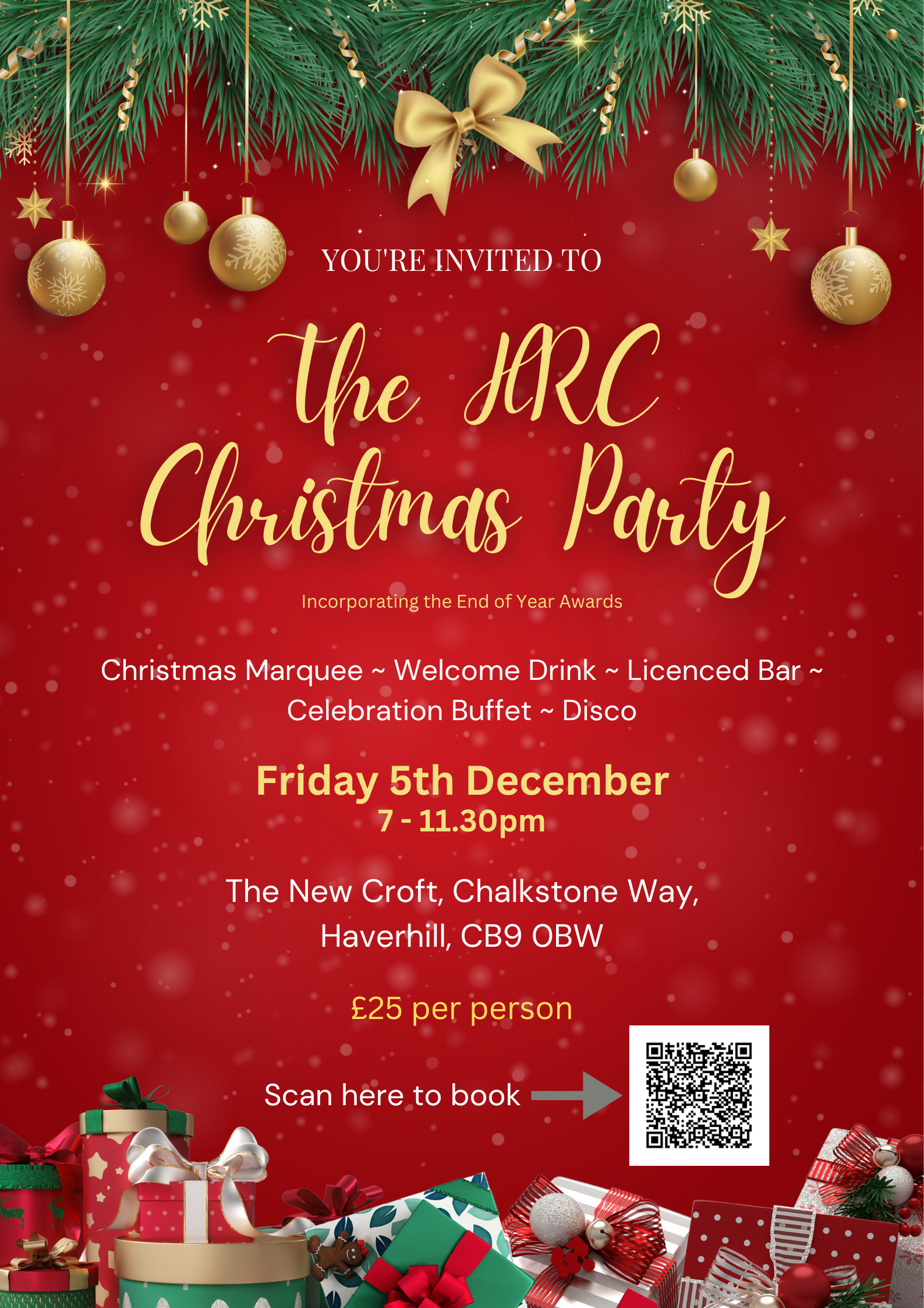 HRC Christmas Party – Haverhill Running Club